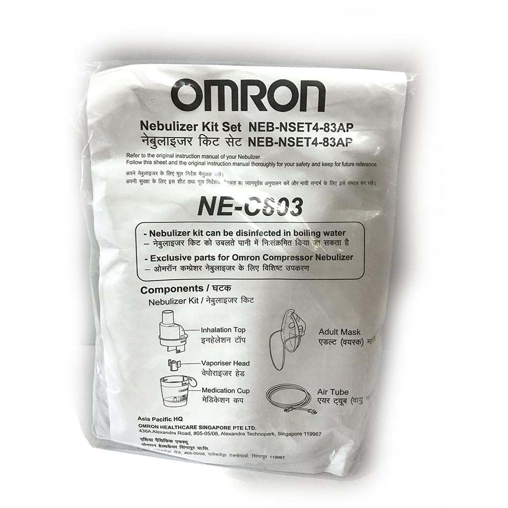 Nebulizer Kit & Adult Mask & Air Tube Set For NE-C803 [NEB-NSET4-83AP ...